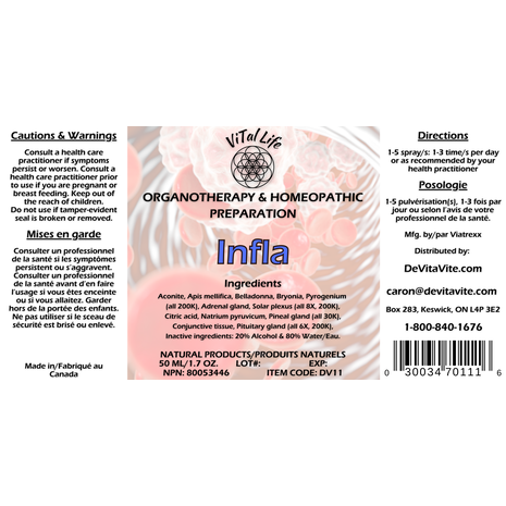 Infla - Vital Life - Unytii Suppléments – Unytii - Suppléments et ...