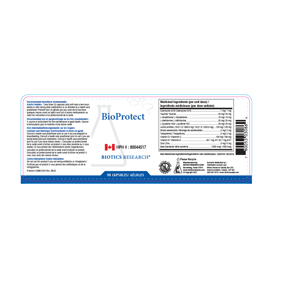 BioProtect - Biotics Research - Unytii Suppléments – Unytii ...