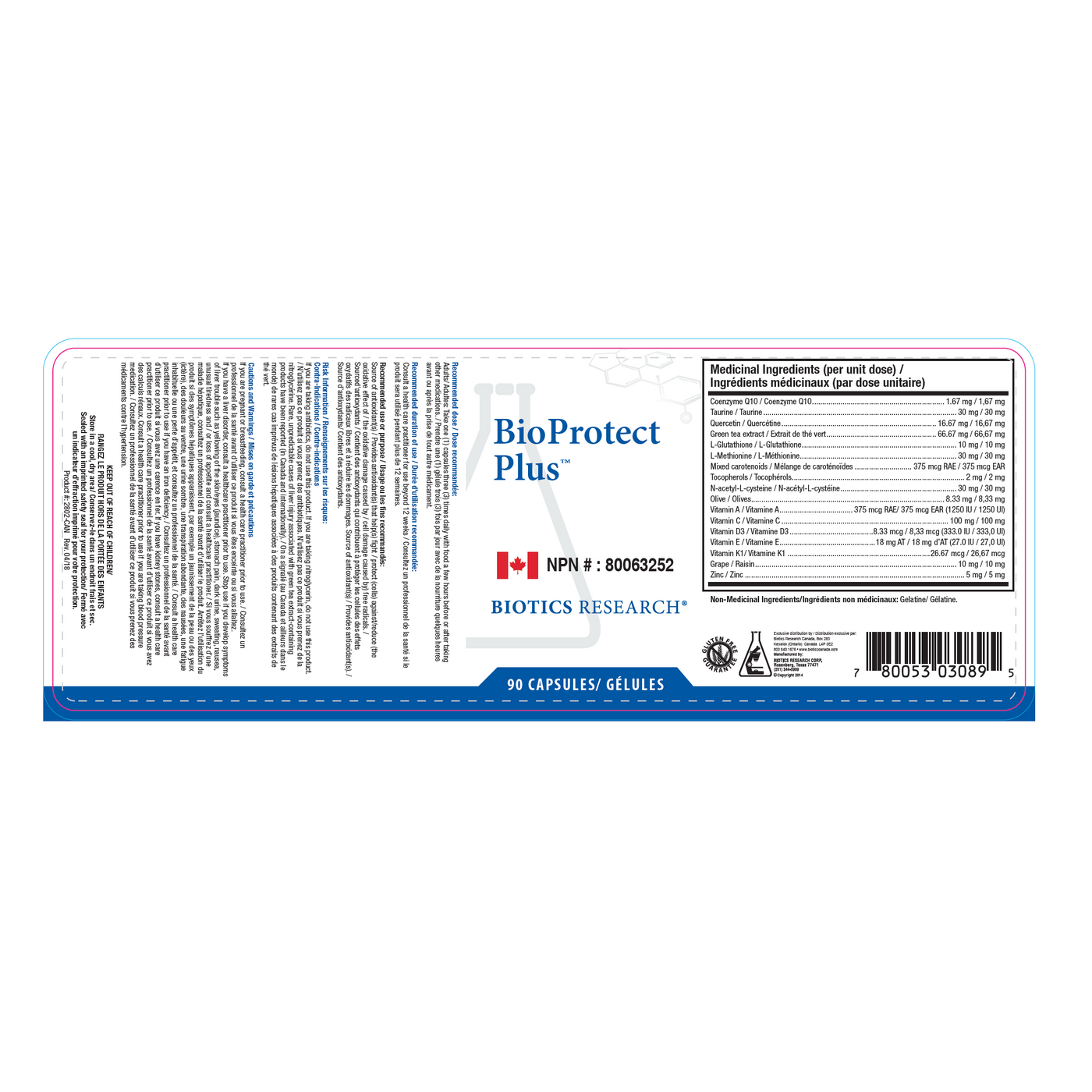 BioProtect Plus - Biotics Research - Unytii - Supplements & Natural ...