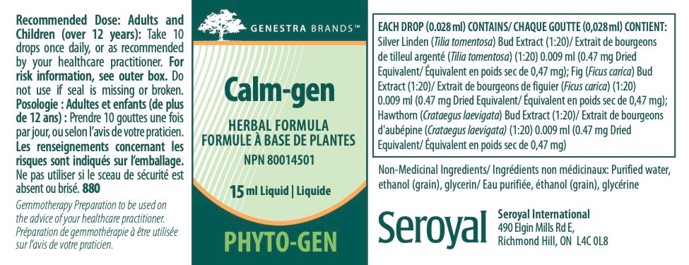 Calm-gen - Genestra Brands - Energie PLP - Supplements & Natural ...